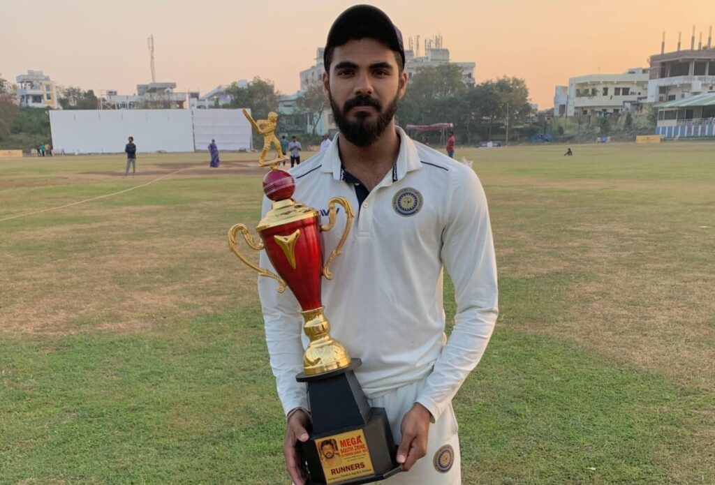 Samhith smashes twin half centuries vs Bharath Dynamics Ltd in A1 ...