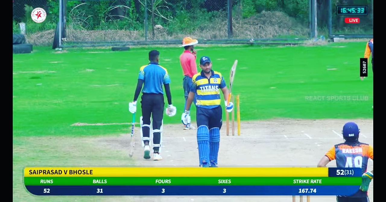 Saiprasad Bhosle: A New Finisher around Hyderabad Cricket Circuit