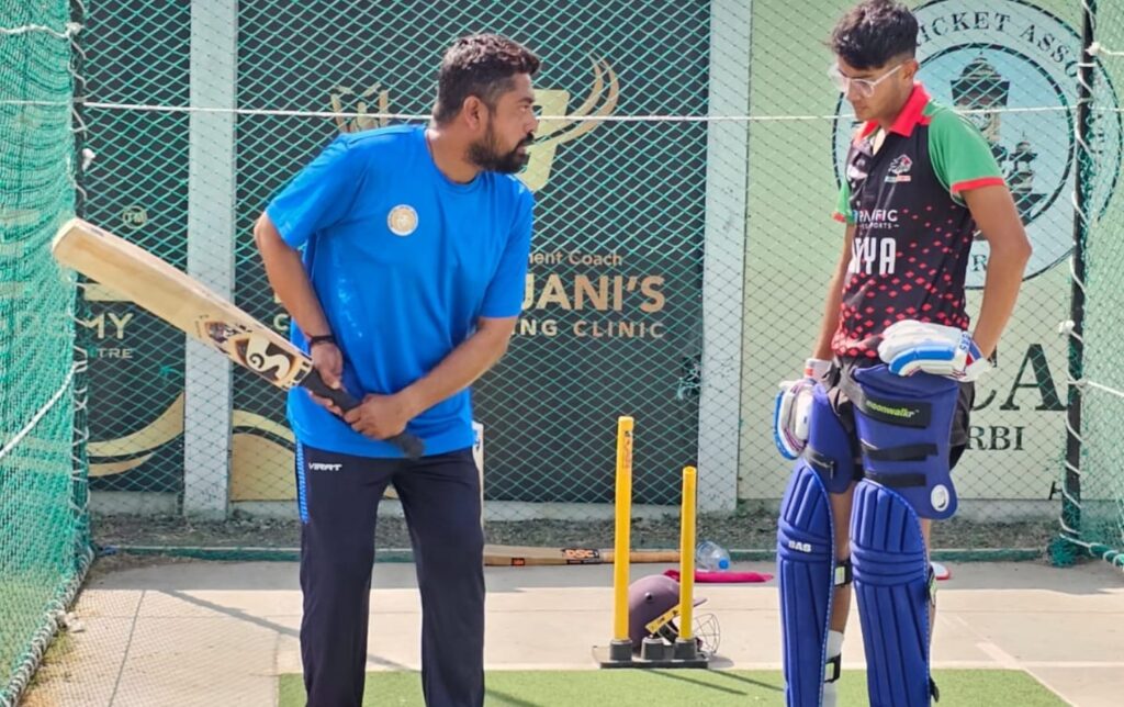 Kenya U19 Captain visits Nishant Jani’s High Performance Axel Cricket ...