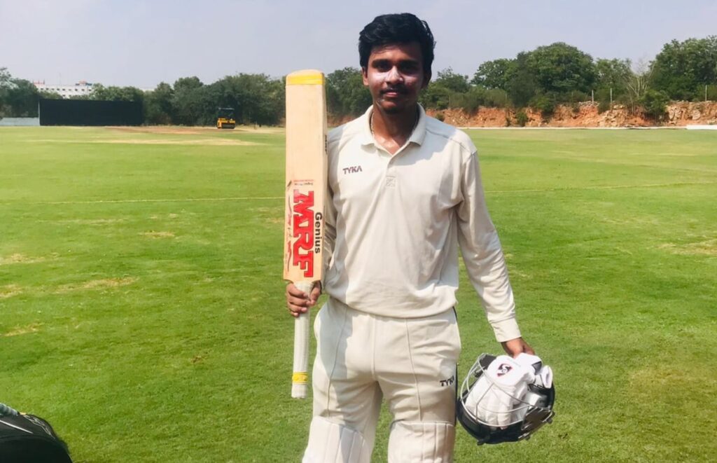 Tarun Sharma smashes a Double Hundred vs Hyderabad Warriors on BCC Cricket Ground