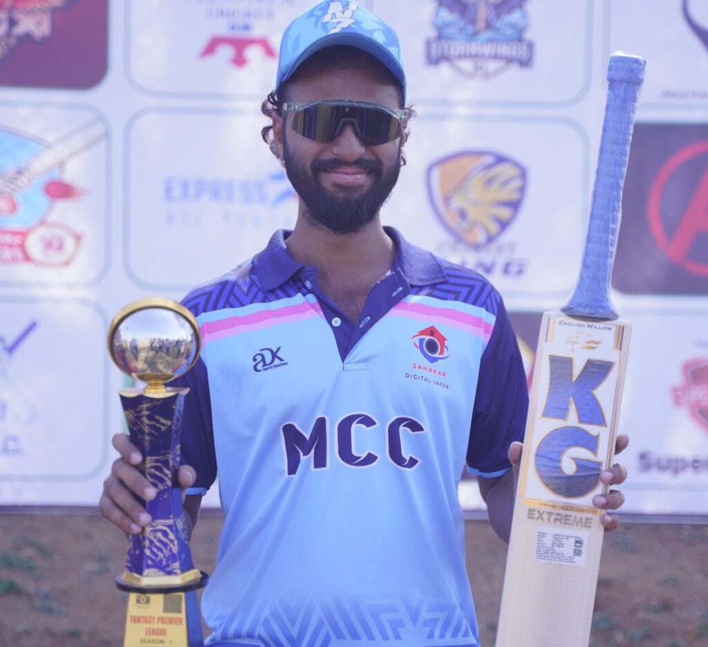 Dinesh Mohan adjudged MVP and Best Batsman of Tournament in Fantasy ...